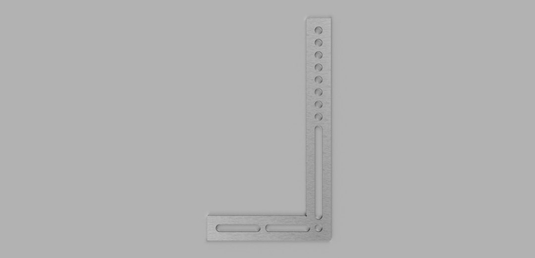 Slotted Flat Square 450 X 250 X 50 X 6mm DXF Files - Etsy