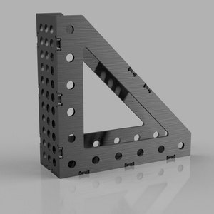 Welding Square 90 Degree 100 X 300 X 300 X 6mm DXF Files - Etsy