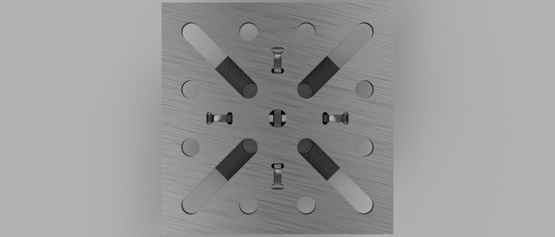 Stand Mount 200 X 200 X 50 X 6mm DXF - Etsy