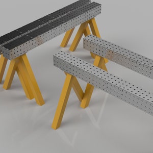 Welding Trestle 150 X 1800 X 150 X 6mm DXF Files - Etsy