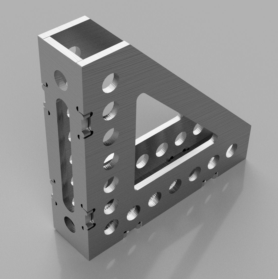 Welding Square 90 Degree 8 X 8 X 2 X 1/4 Inch DXF Files - Etsy