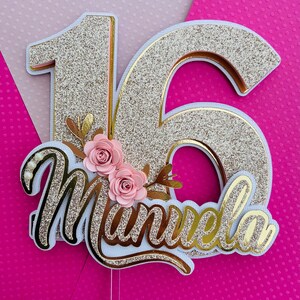 Number Cake Topper - Etsy