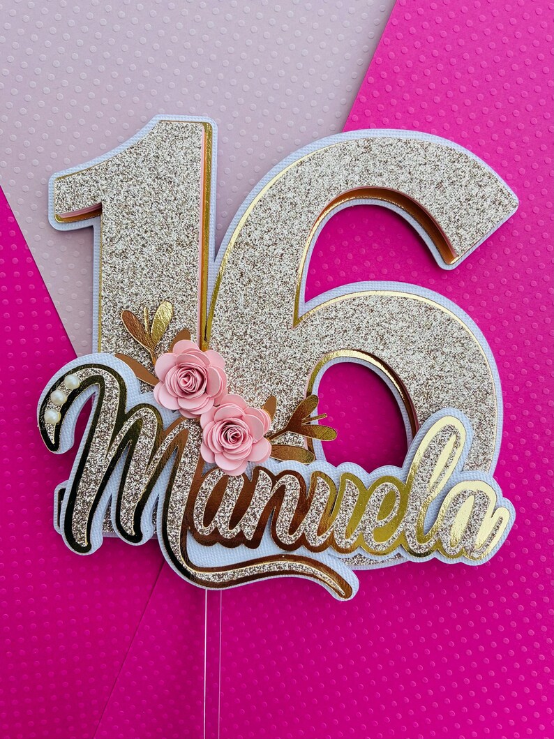 Number Cake Topper - Etsy