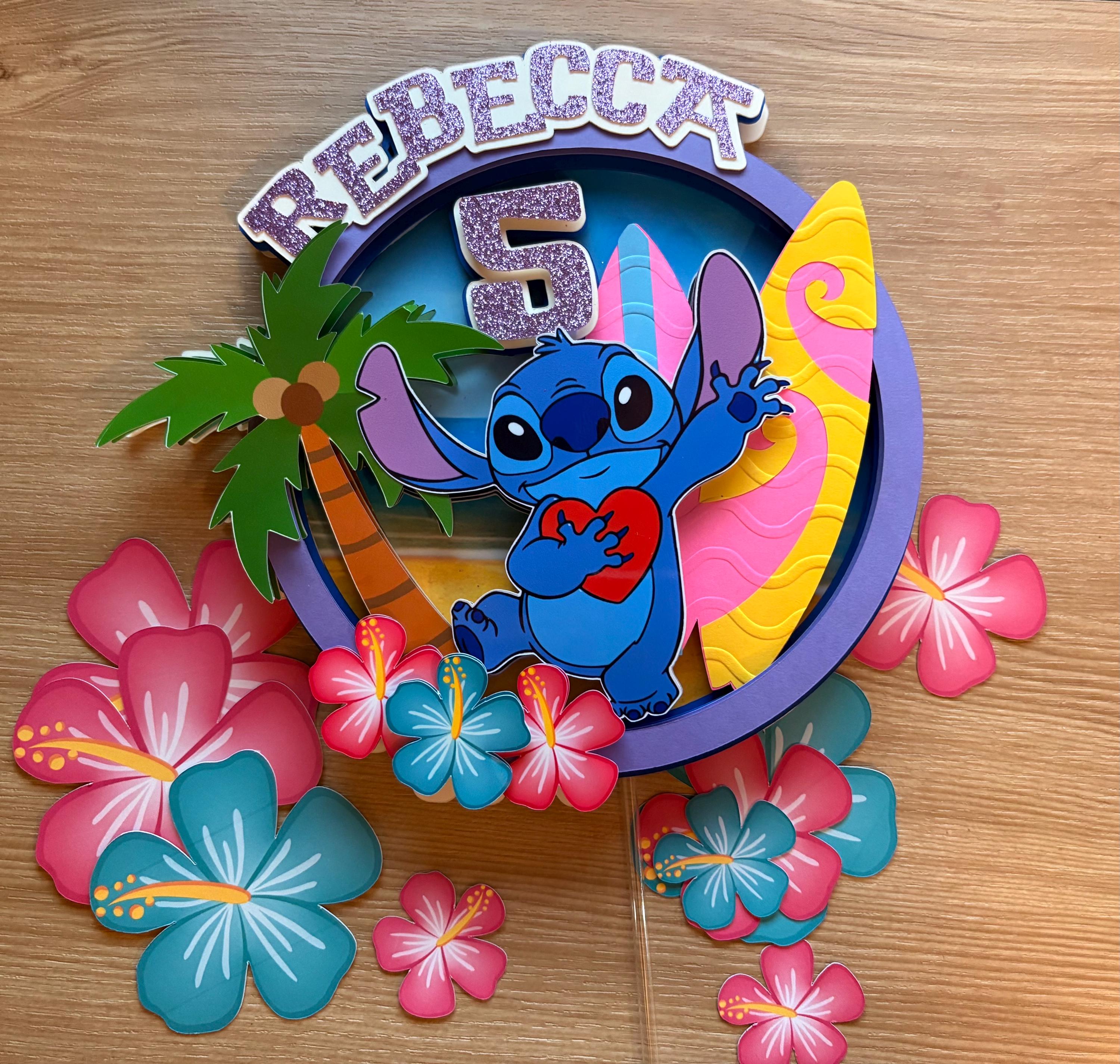Stitch Cake Topper - Etsy