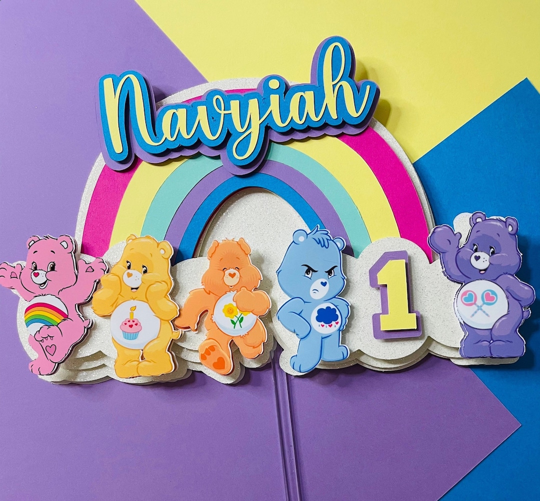 Care Bear Cake Topper - Etsy
