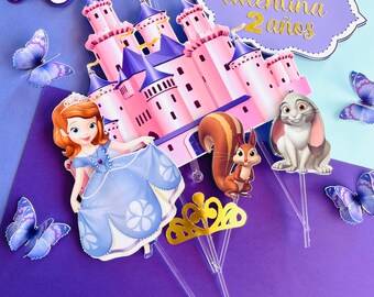 Sofia the First Cake Topper - Etsy