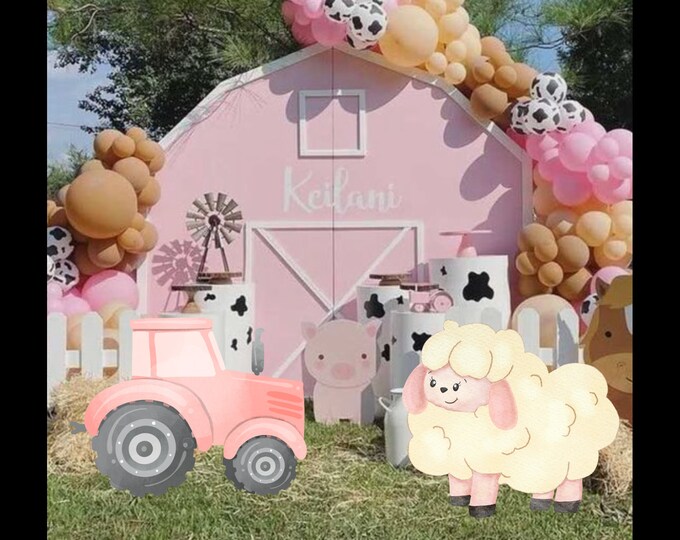 Barn Animals Party Props Barn Animals Decoration Barn - Etsy
