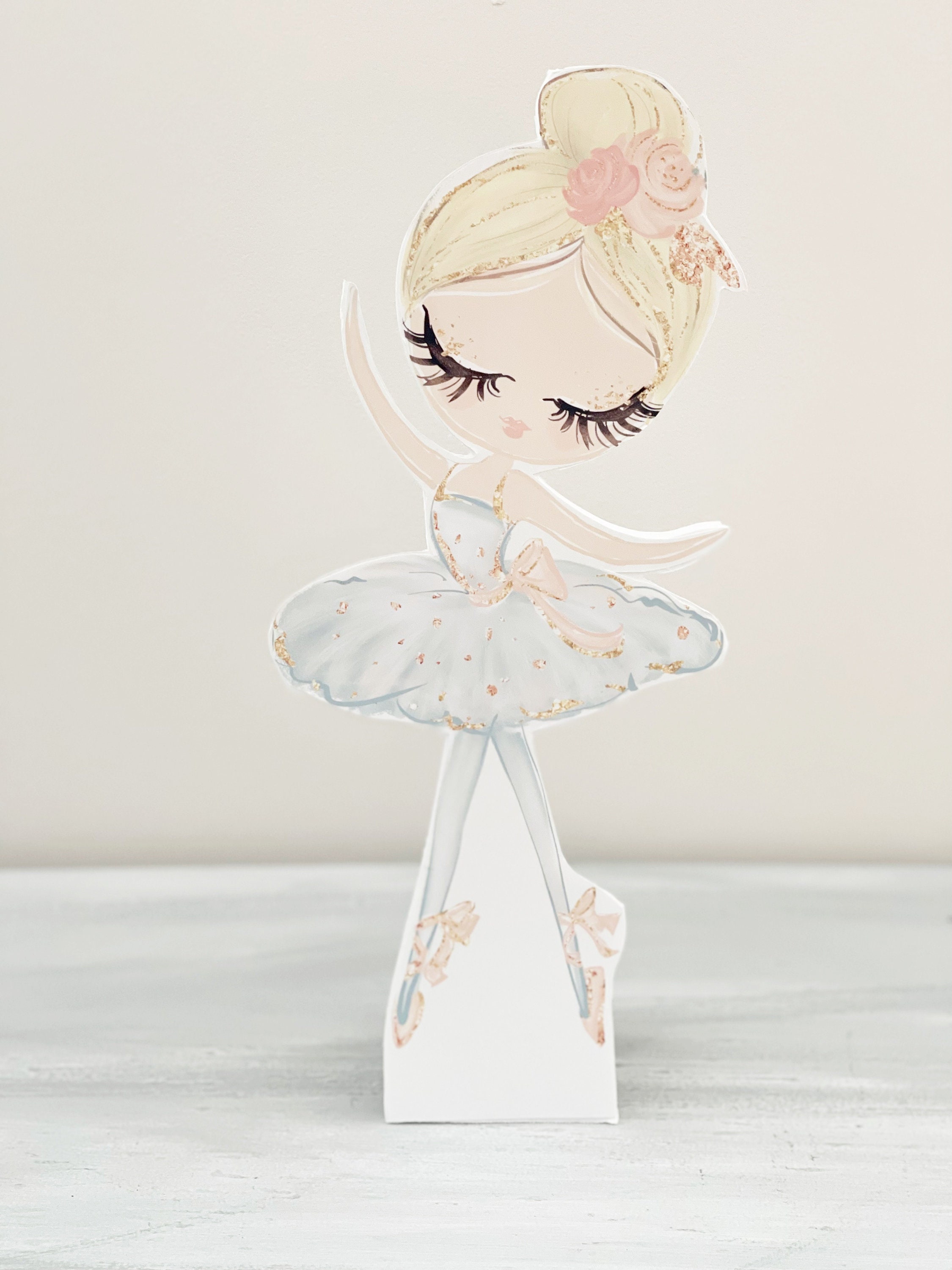 Ballerina Ballet Cutout Birthday Self Standing Character Prop - Etsy