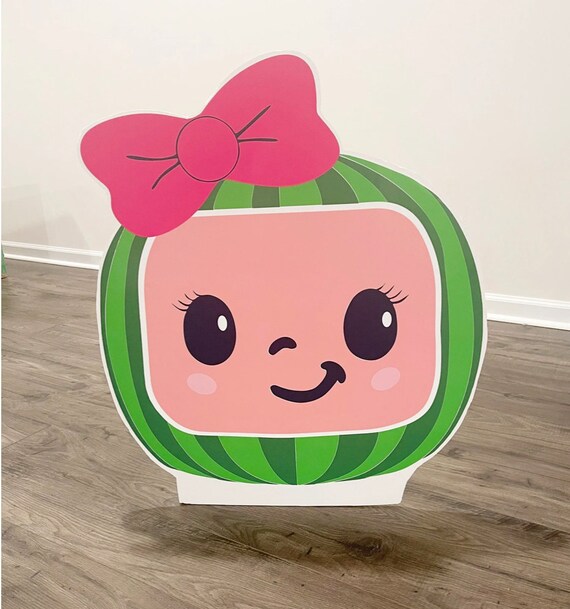 Paper & Party Supplies Cocomelon Self Standing Party Prop Backdrops ...