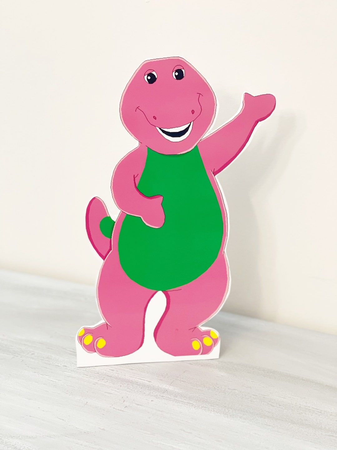 Barney Cutout Self Standing Character Prop Party Cutouts - Etsy