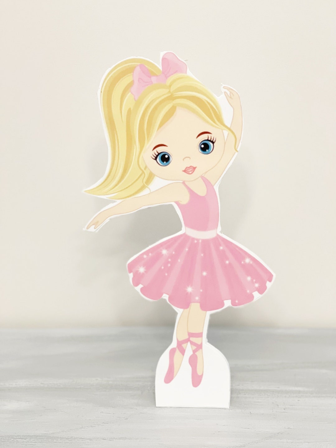 Ballerina Ballet Dancer Birthday Self Standing Character Prop - Etsy