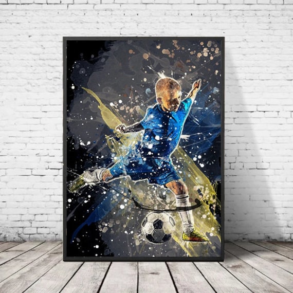 CUSTOM SPORTS PORTRAIT/ Personalized Sports Action Poster From - Etsy