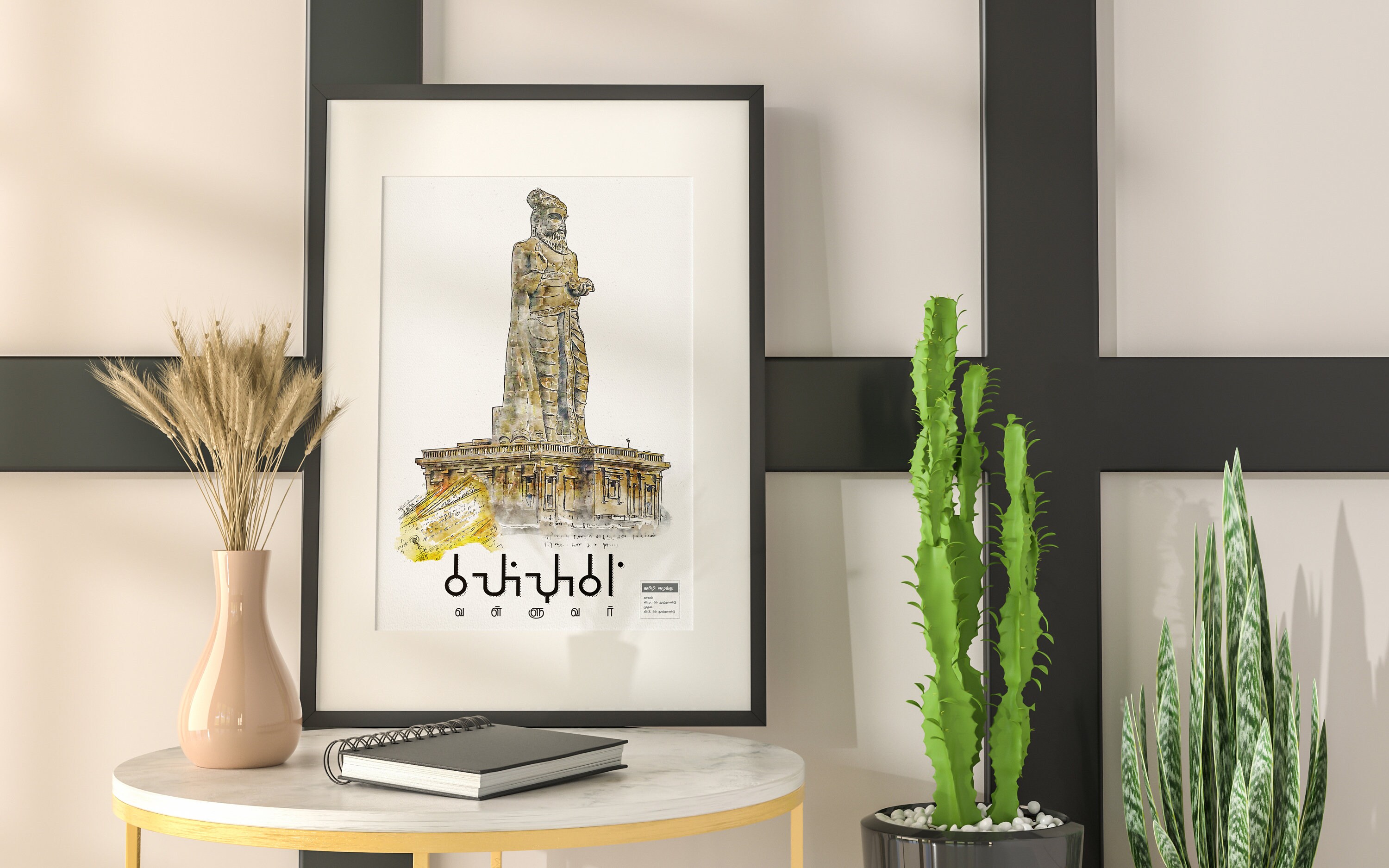 Thiruvalluvar Digital Art - Tamil Poster - Tamil Script - Thiriukkural ...