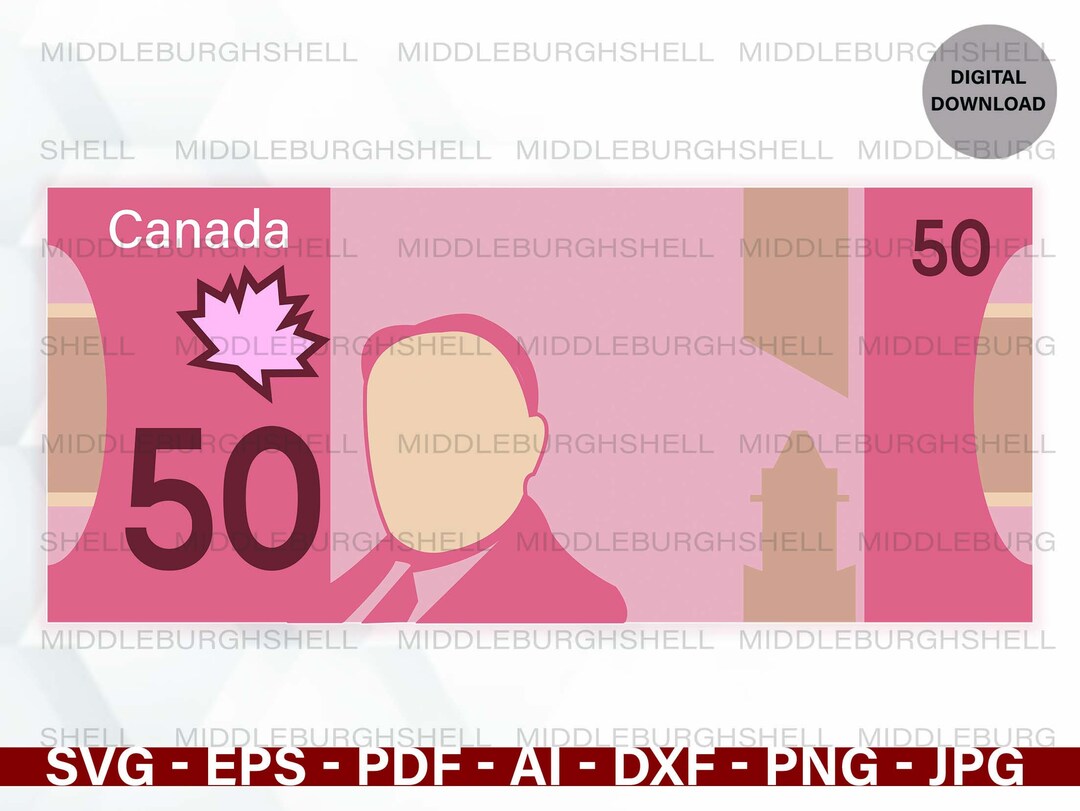 CAD Dollar SVG, Canadian Dollar, Canada, Money Svg, Canadian Currency ...