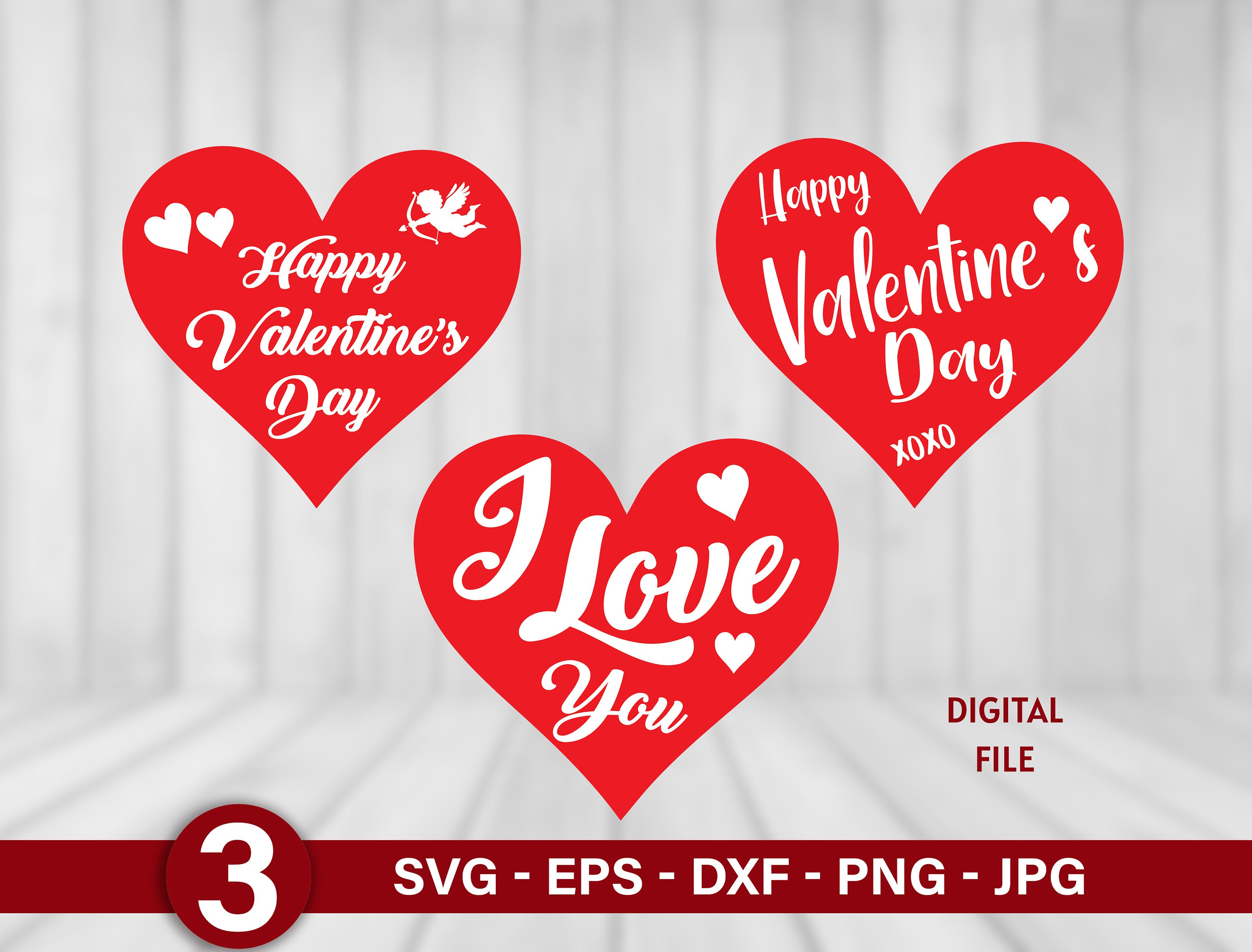 Valentine Day Svg Bundle,heart Svg, Love Svg, Happy Valentines Day ...