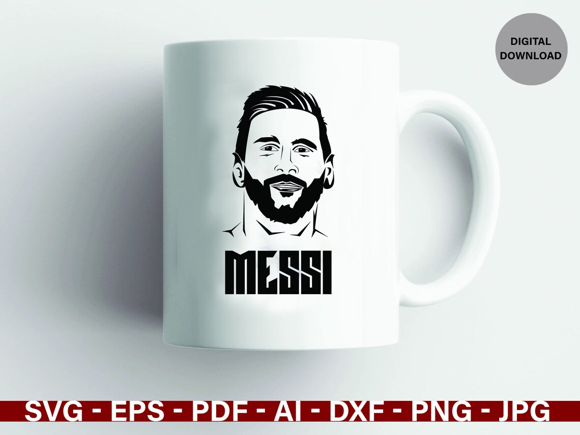 Messi Svg, Lionel Messi, Digital Art, , Football, Soccer, Football ...