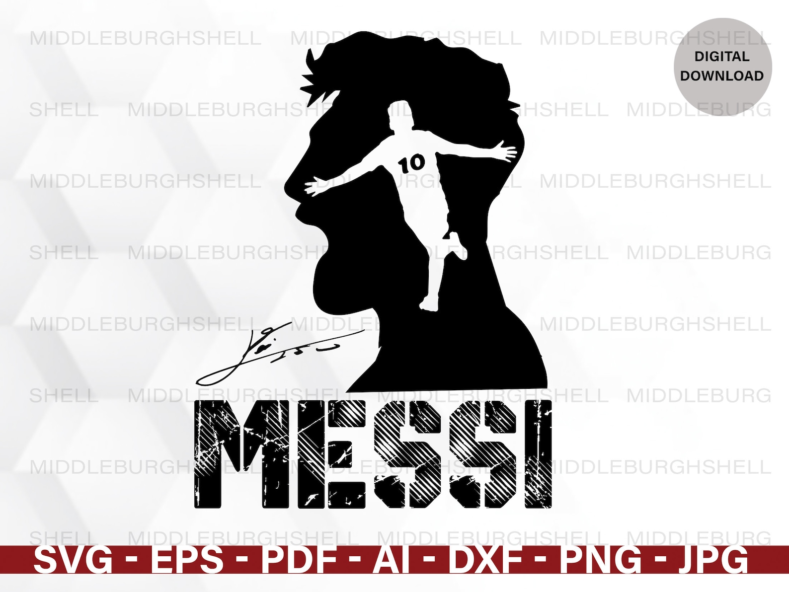 Messi Svg, Lionel Messi, Digital Art, , Football, Soccer, Leo ...