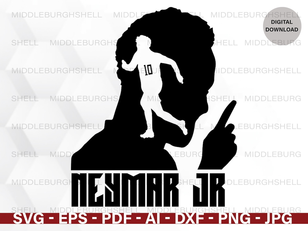 Neymar JR Svg, Neymar, Digital Art,football, Soccer, Paris, Brazil ...