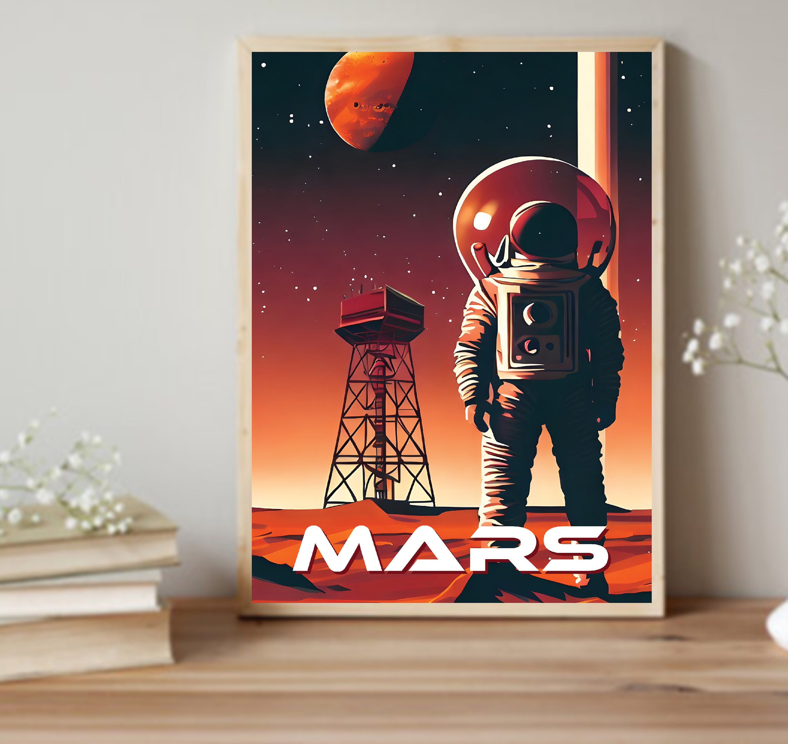 Explore Mars Poster, Mars Poster, Mars Exploration Poster, Mars Art ...