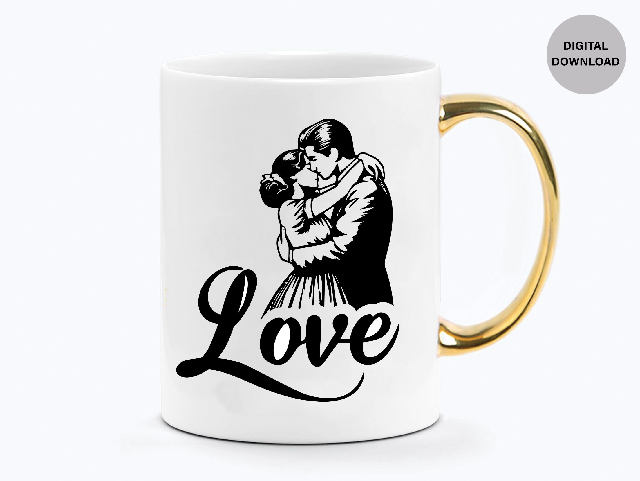 Love SVG, Couple, Vector Download, Cutting Machine, Cricut, Silhouette ...