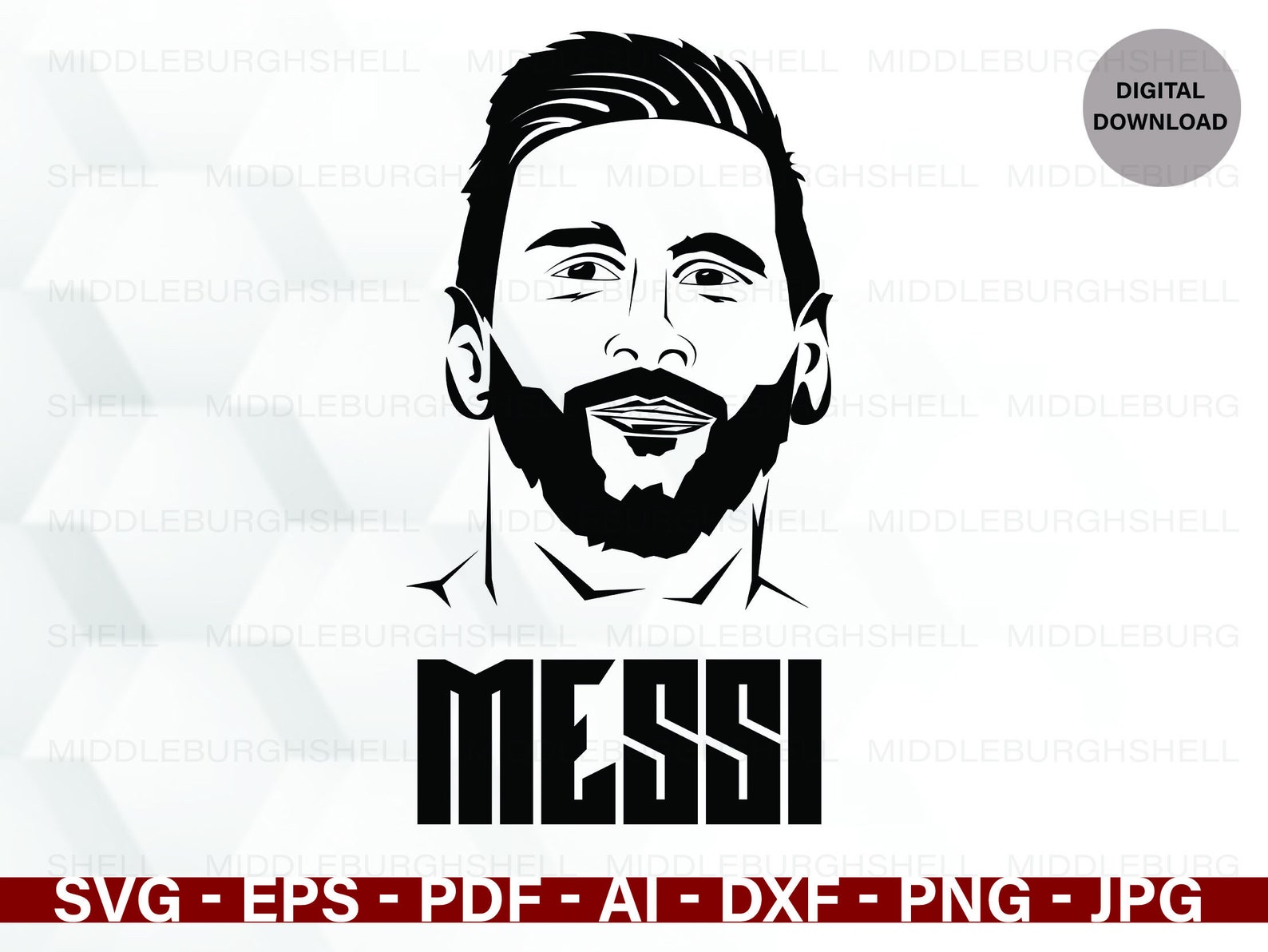 Messi Svg, Lionel Messi, Digital Art, , Football, Soccer, Football ...