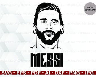 Messi Svg, Lionel Messi, Digital Art, , Football, Soccer, Leo ...