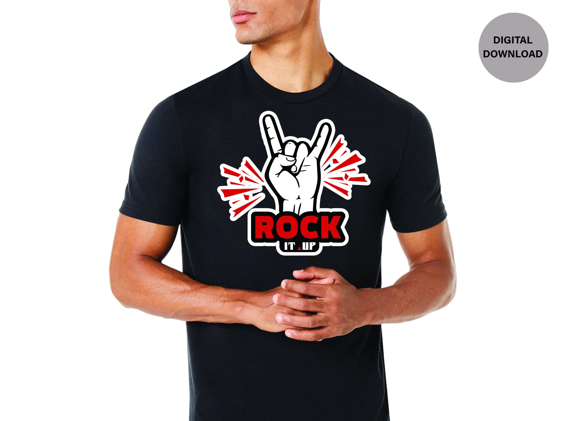 Rock, Hand Svg, Rock It up Svg, Hand Svg, Rock N Roll Svg, Cutting File ...