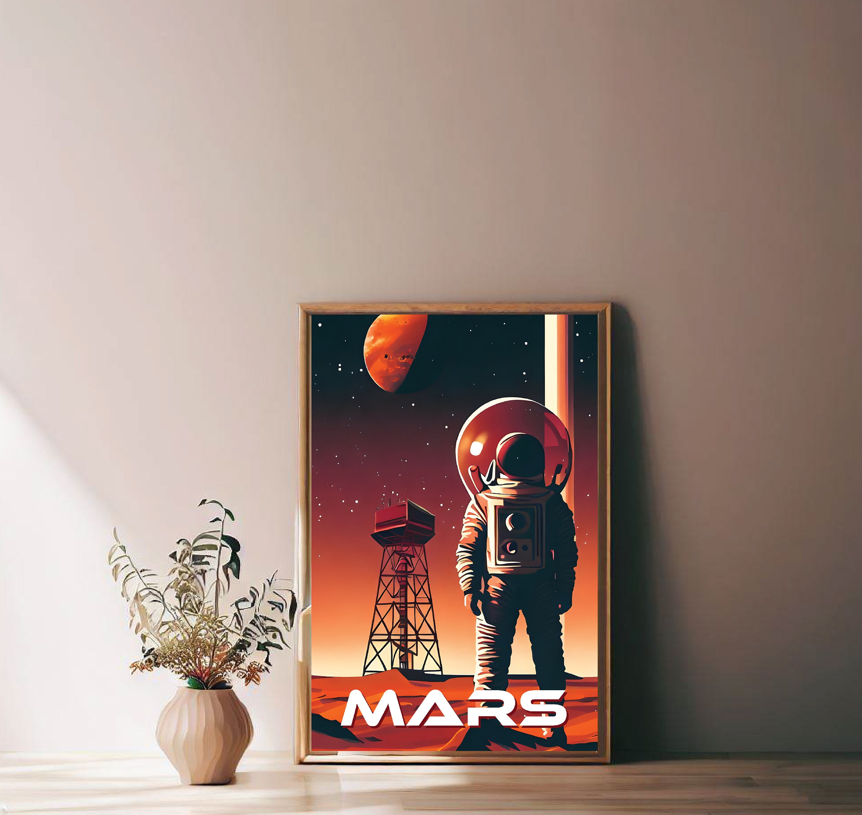 Explorar cartel de Marte, Cartel de Marte, Cartel de exploración de ...