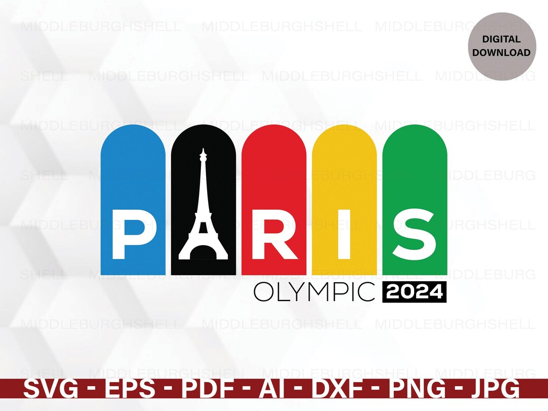 Paris Olympic, Olympic, Olympic Png, Svg Png Dxf Jpg Eps File, Paris ...