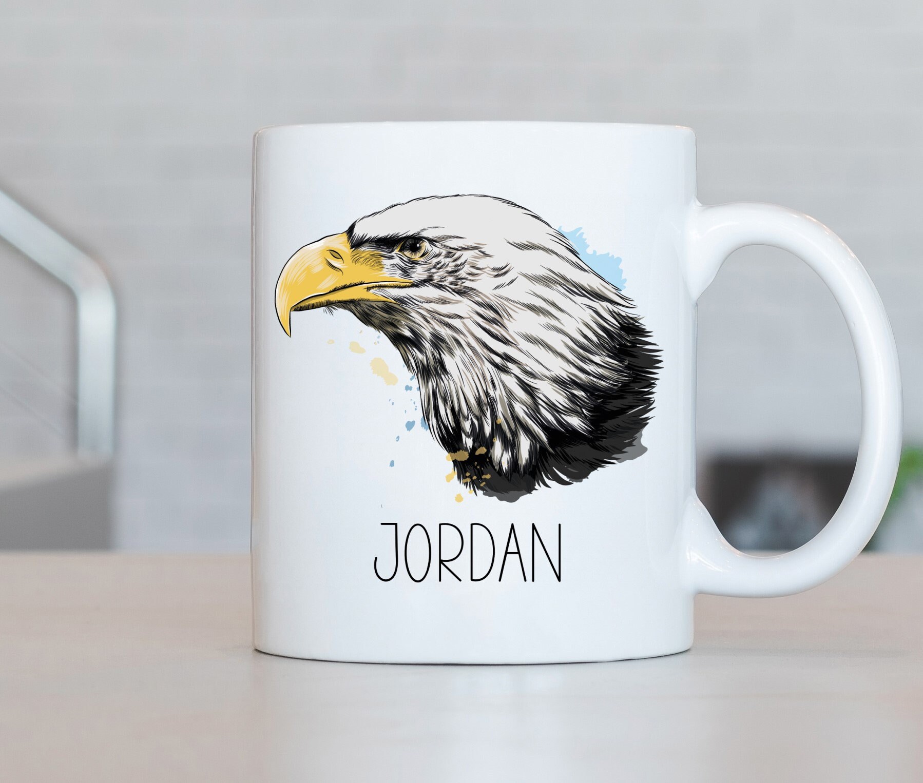 Eagle Mug, Personalized Eagle Coffee Cup, Eagle Present, Eagle Gift ...