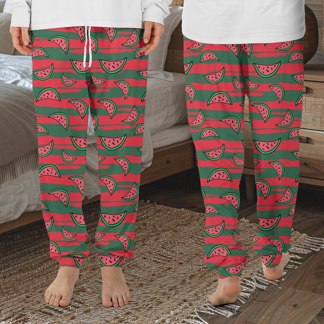 Watermelon Pajama Pants, Watermelon Pants, Watermelon Gift, Watermelon ...