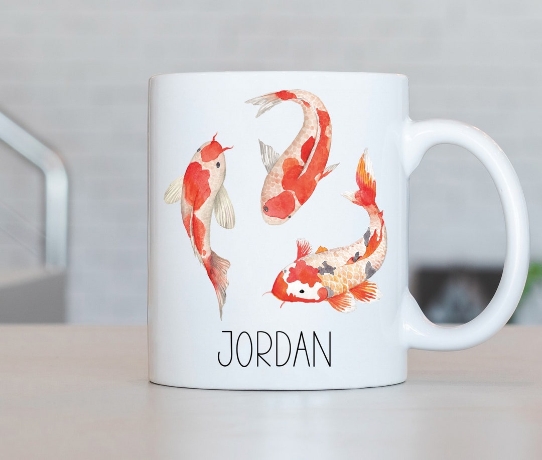 Carp Mug, Personalized Carp Coffee Cup, Carp Present, Carp Gift Ideas ...