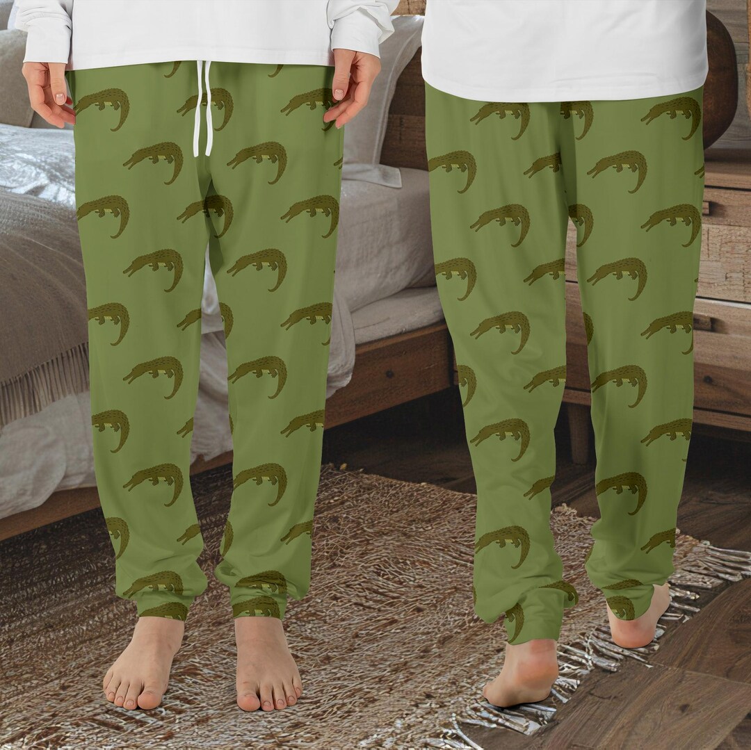 Alligator Pajama Pants, Alligator Pants, Alligator Gift, Alligator ...