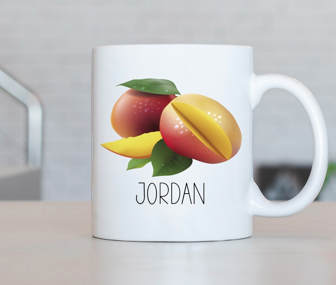 Mango Mug, Personalized Mango Coffee Cup, Mango Present, Mango Gift ...