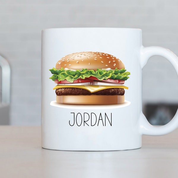 Burger Coffee Cup - Etsy