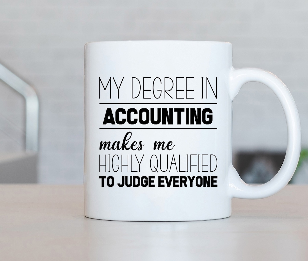 Accounting Degree Mug, New Accounter Mug, Accounting Degree Gift ...