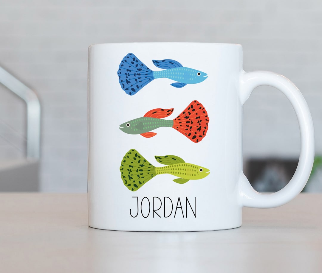 Guppy Mug, Personalized Guppy Coffee Cup, Guppy Present, Guppy Gift ...