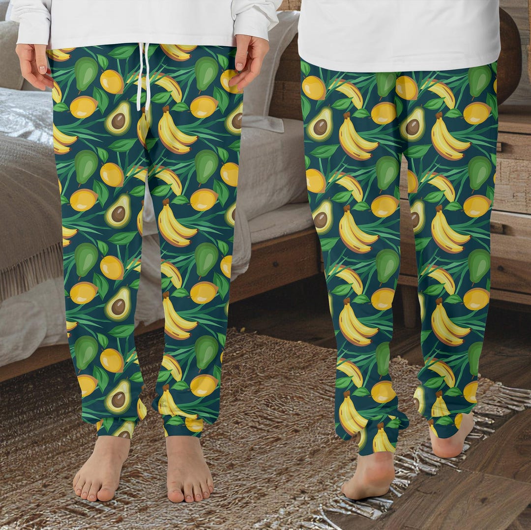 Avocado Pajama Pants, Avocado Pants, Avocado Gift, Avocado Present ...