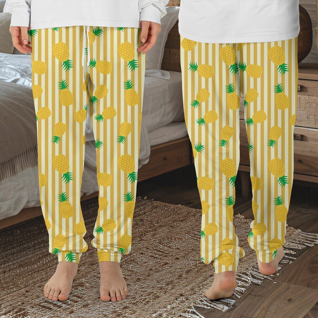 Pineapple Pajama Pants, Pineapple Pants, Pineapple Gift, Pineapple ...
