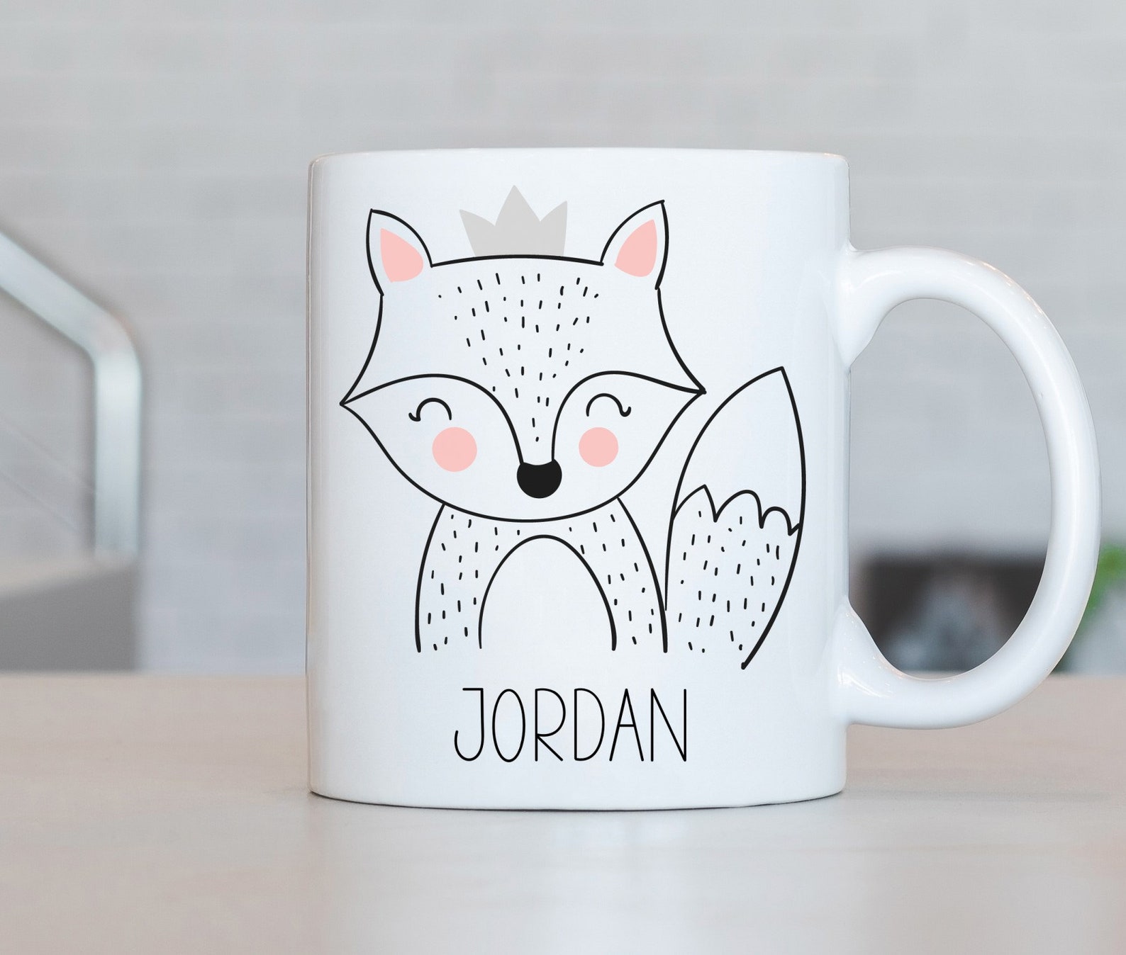 Fox Mug Personalized Fox Coffee Cup Fox Present Fox Gift - Etsy