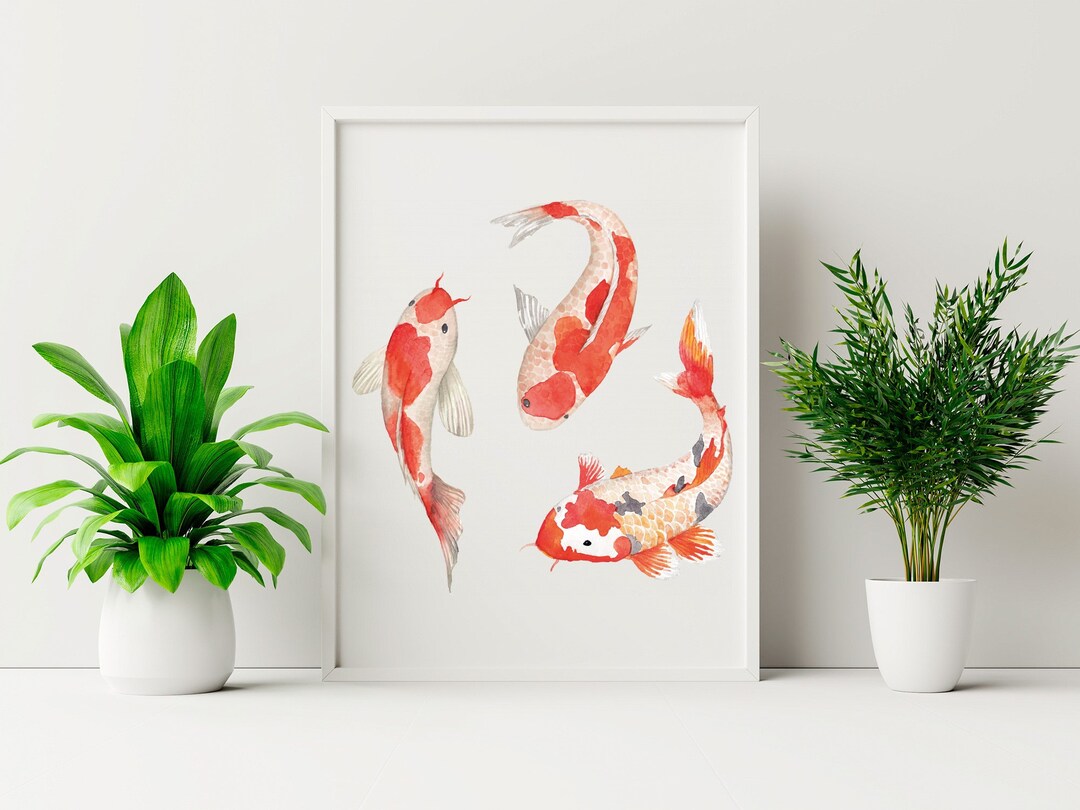 Carp Poster, Carp Gift, Carp Present, Carp Gifts Idea, Carp Print, Carp ...