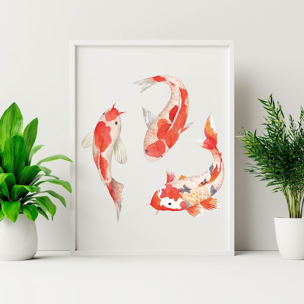 Carp Print - Etsy
