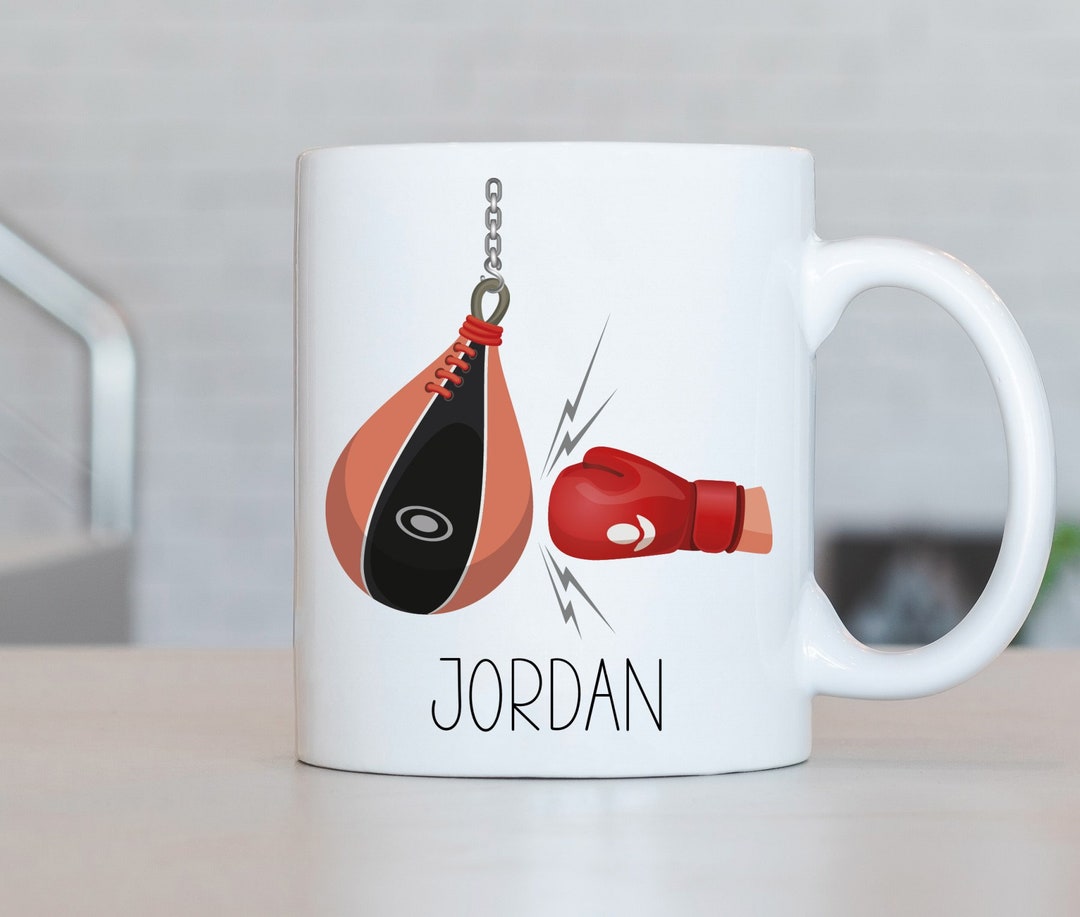 Boxing Mug, Personalized Boxing Coffee Cup, Boxing Present, Boxing Gift ...