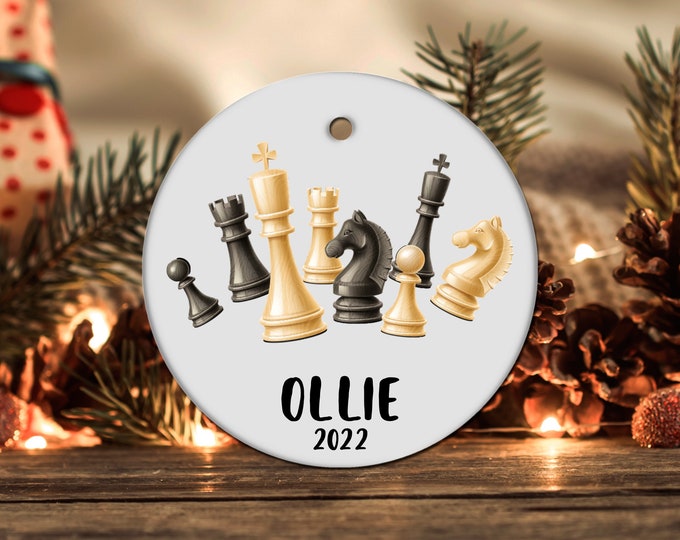 Checkmate Chess Ornament Chess Christmas Chess Gift Chess Present Funny ...