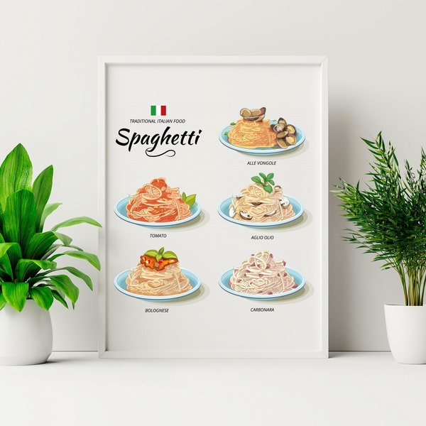 Spaghetti Art Decor - Etsy