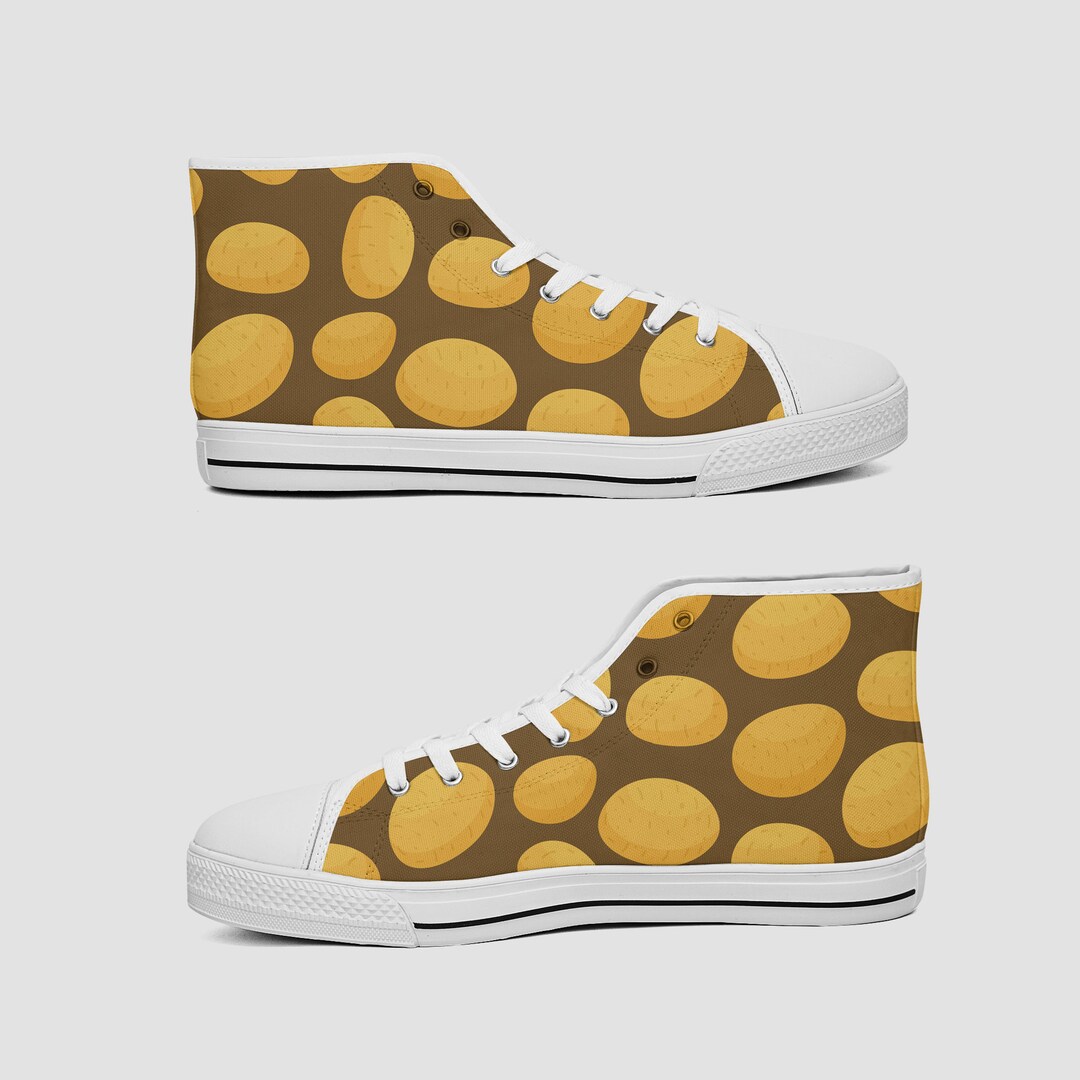 Potato Canvas Shoes, High Top Canvas Shoes, Low Top Canvas Shoes ...