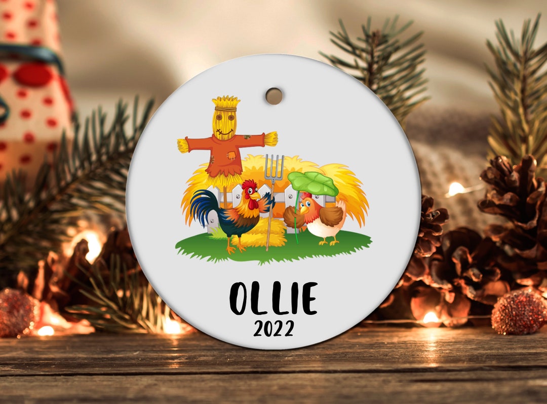 Personalized Farming Ornament, Farming Gift, Farming Christmas Ornament ...