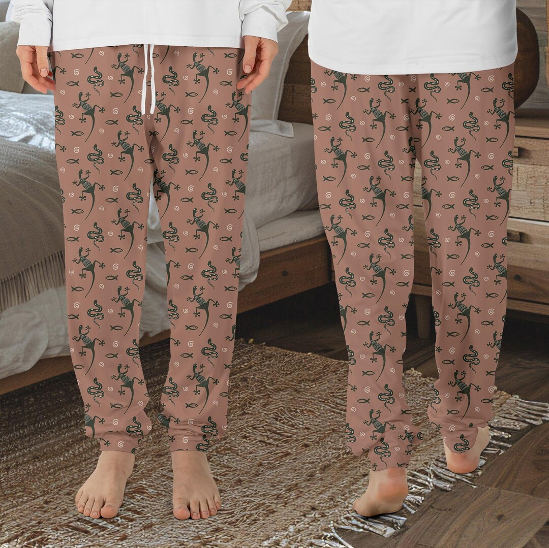 Lizard Pajama Pants, Lizard Pants, Lizard Gift, Lizard Present, PA105 ...