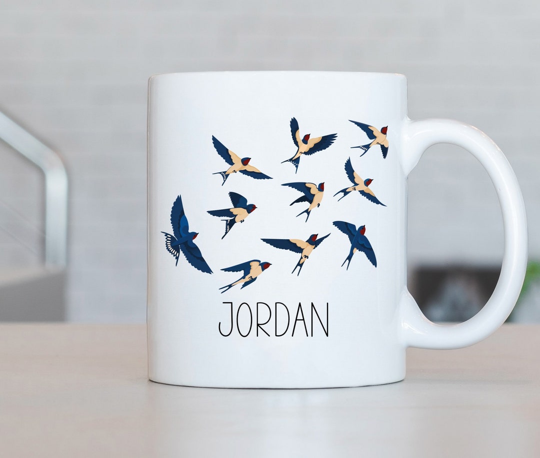 Magpie Mug, Personalized Magpie Coffee Cup, Magpie Present, Magpie Gift ...
