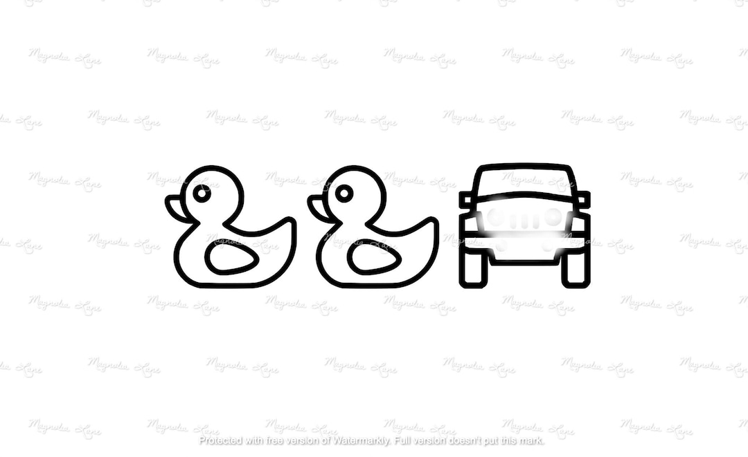 Duck Duck Vehicle SVG/PNG/JPG Files Printable Download Cricut ...